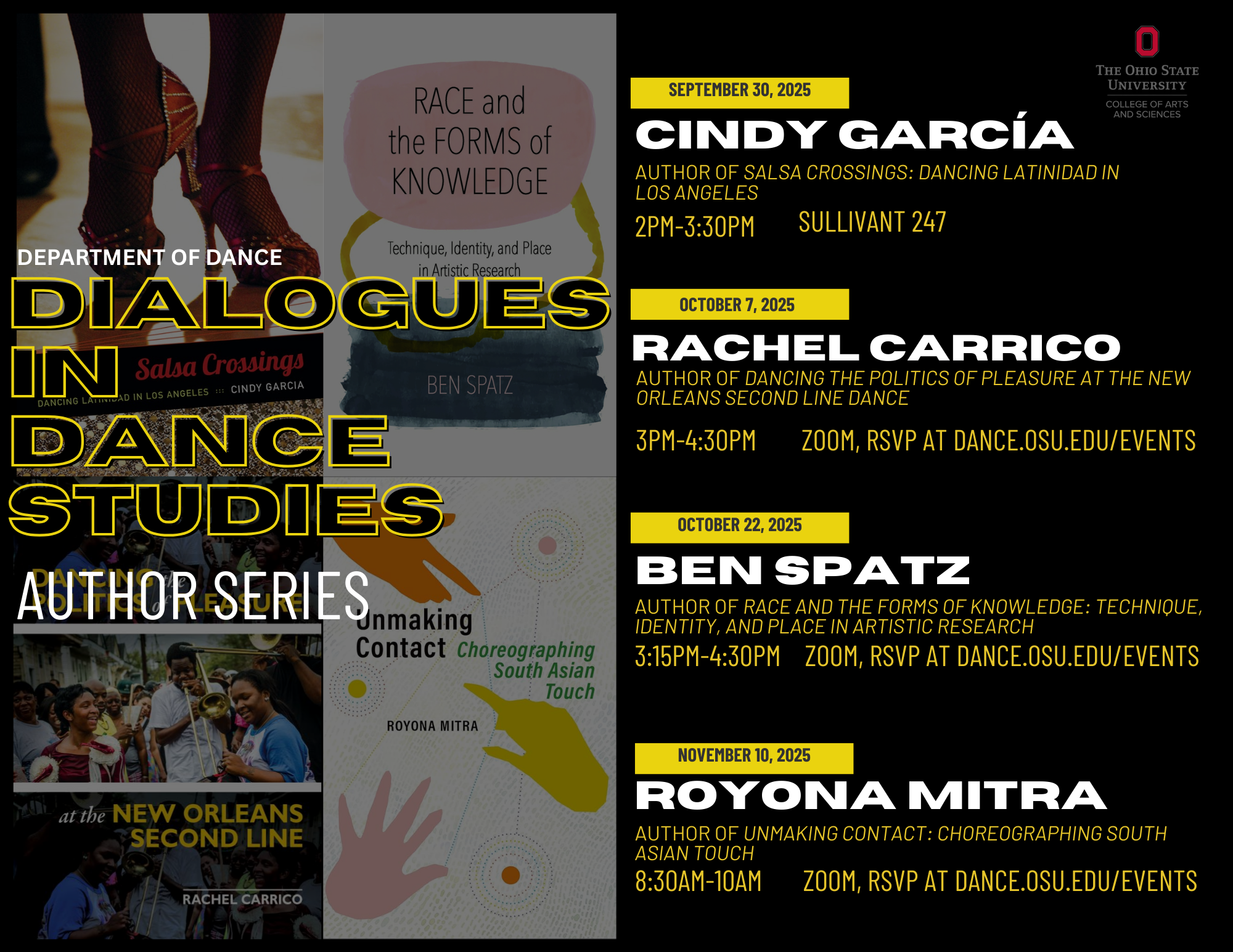 Department of Dance Hosts Dialogues in Dance Studies: Author Series ...